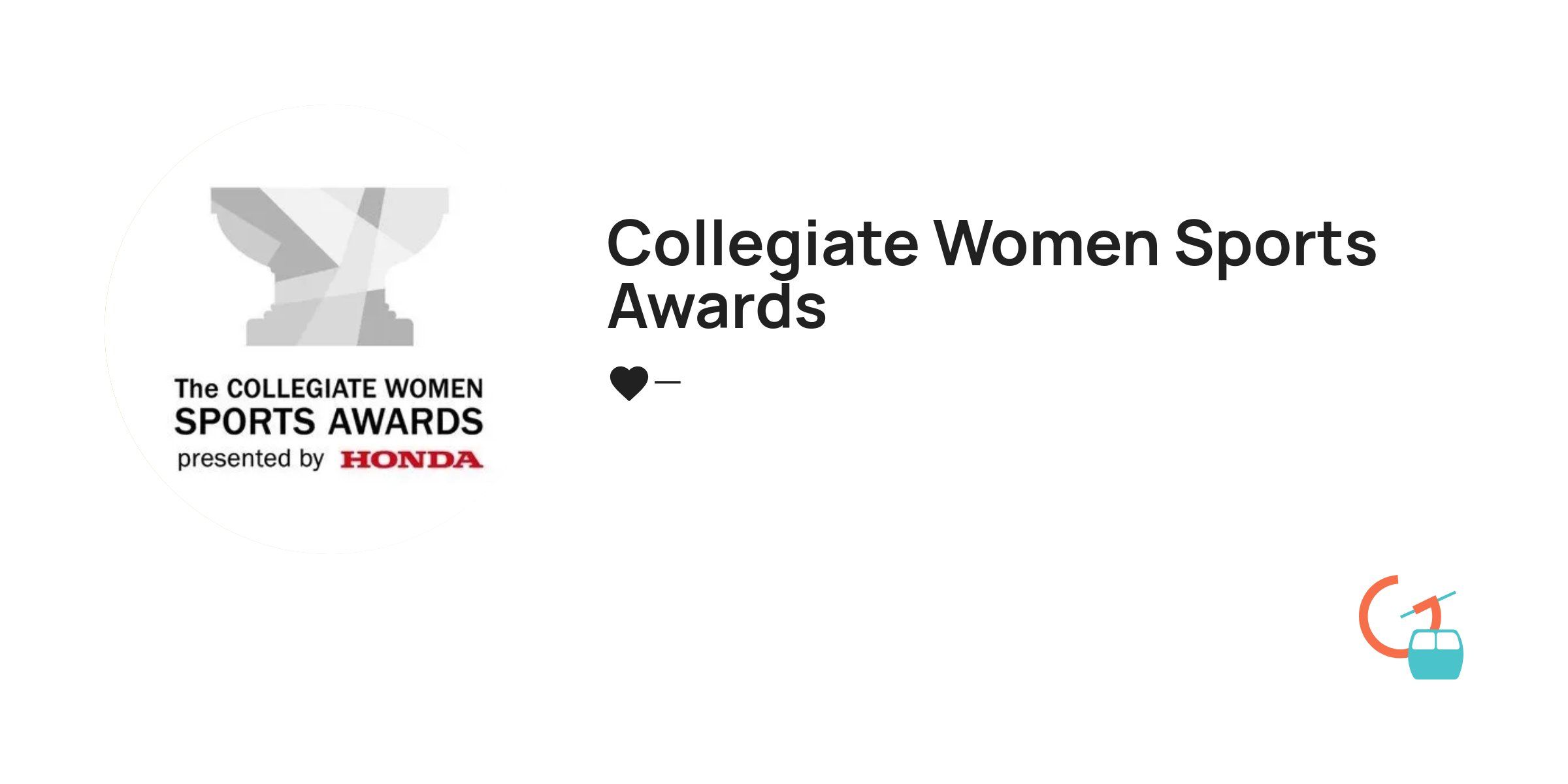 Collegiate Women Sports Awards | Gondola