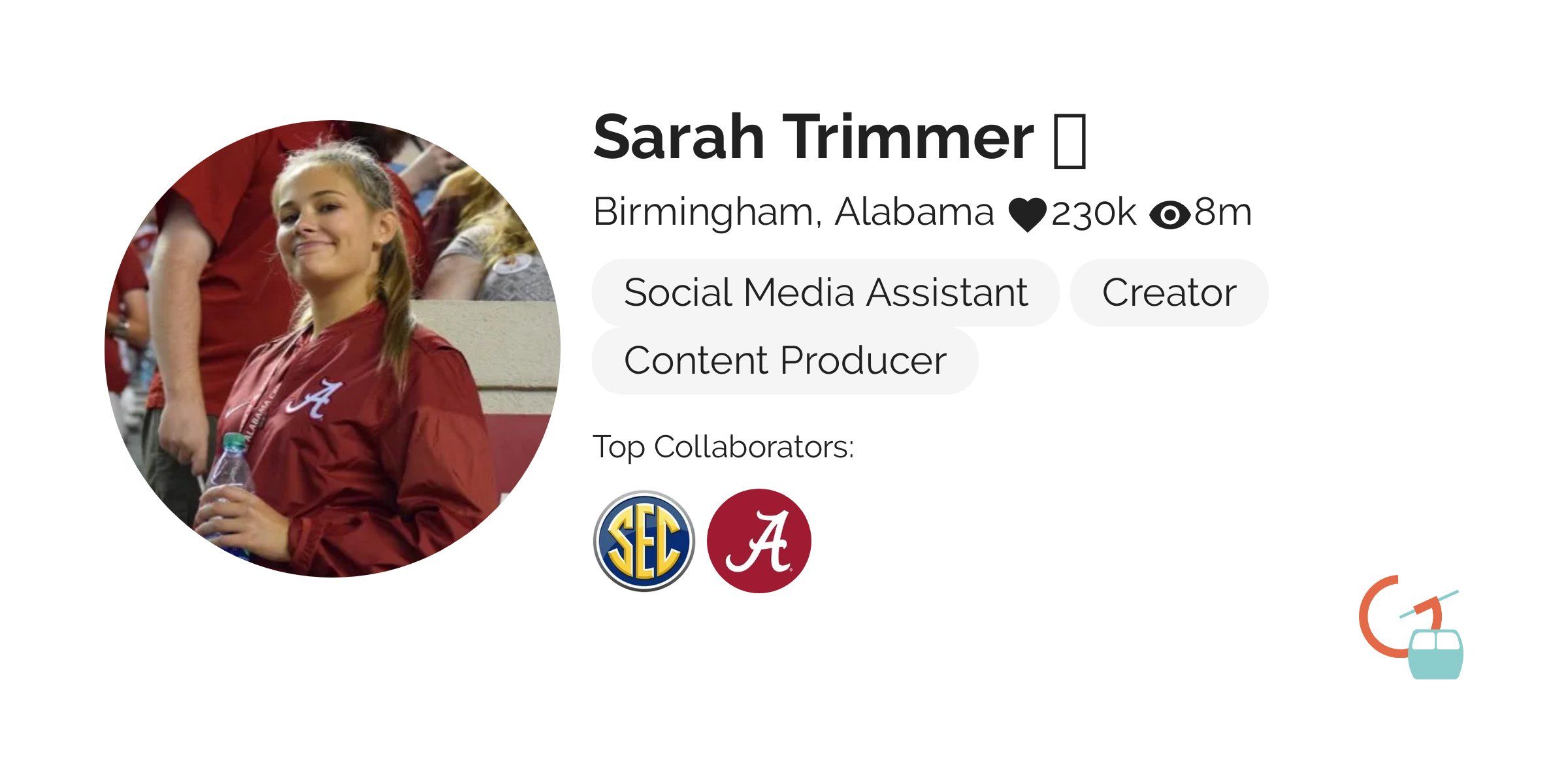 Sarah Trimmer 👑 | Gondola