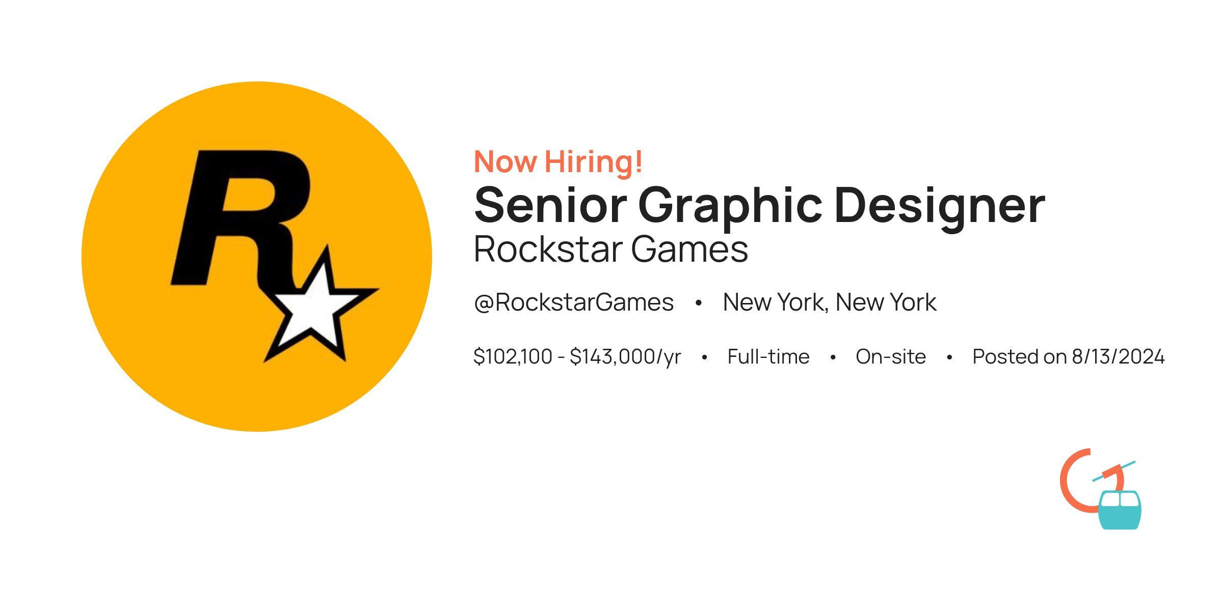 Senior Graphic Designer at Rockstar Games | Gondola