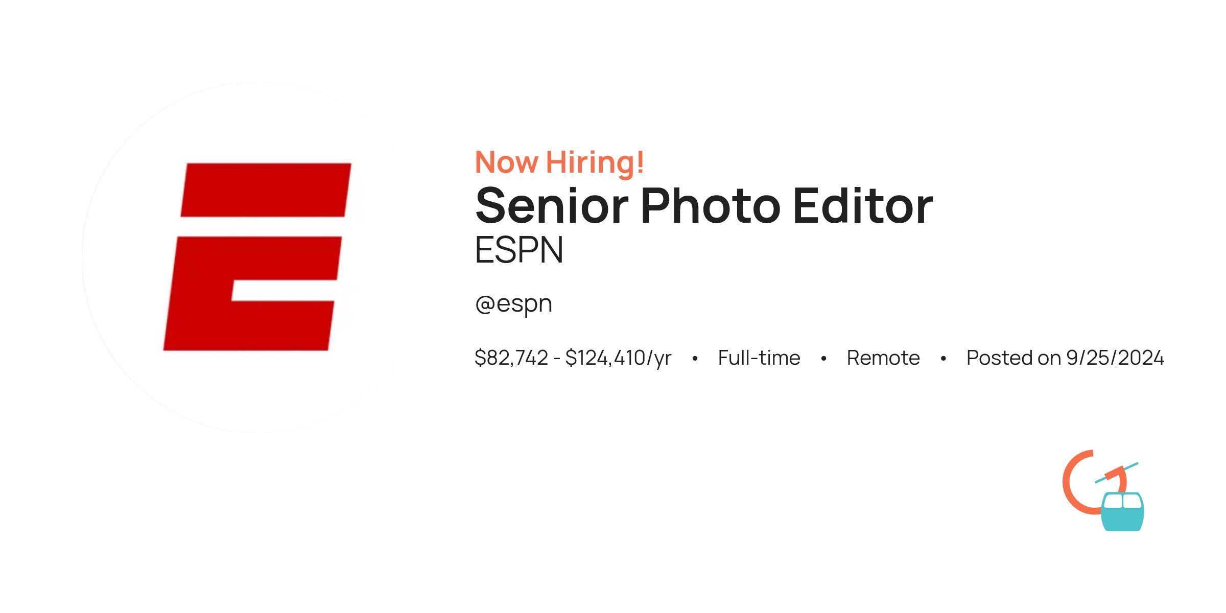 Senior Photo Editor at ESPN | Gondola