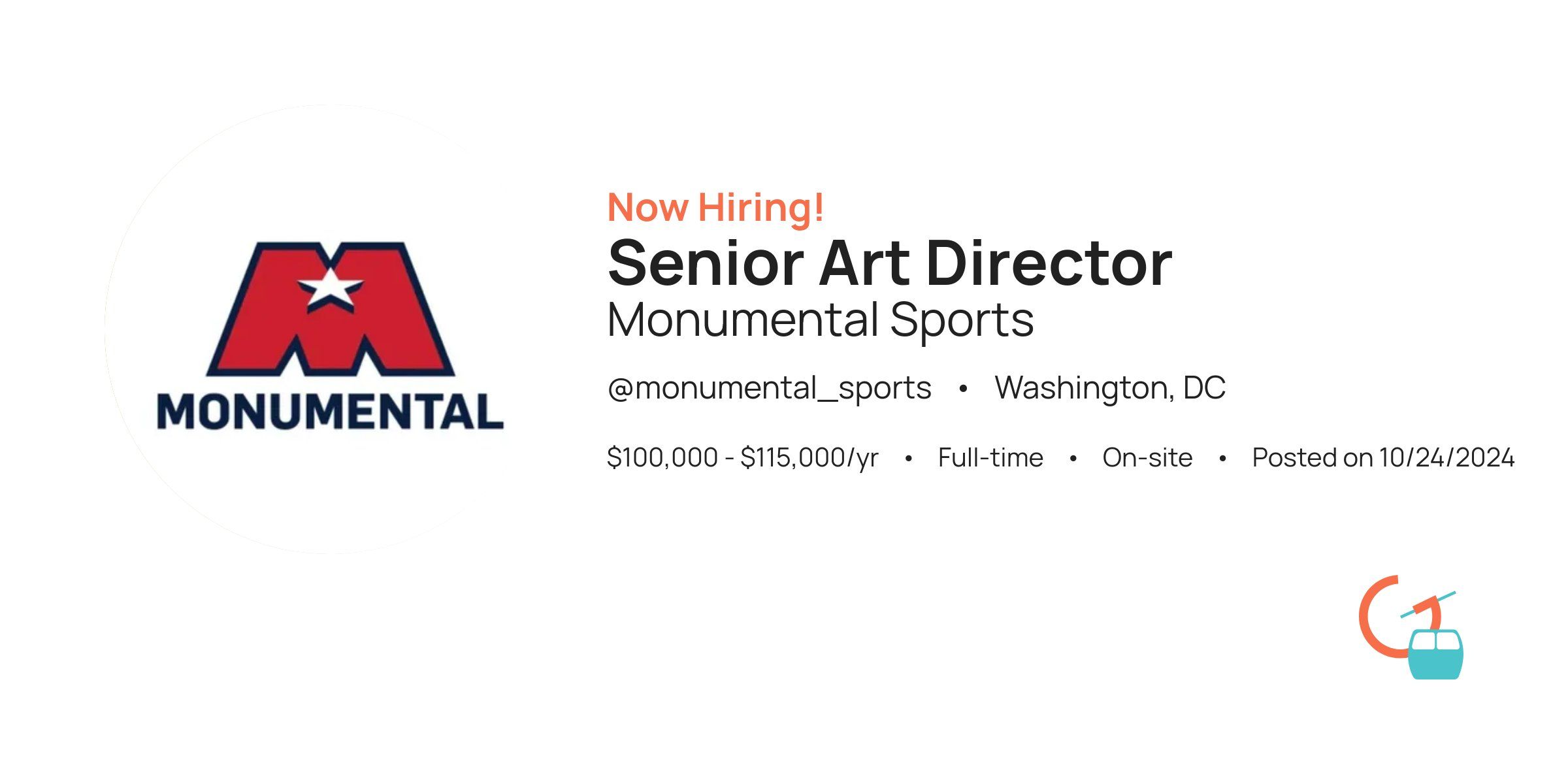 Senior Art Director at Monumental Sports | Gondola