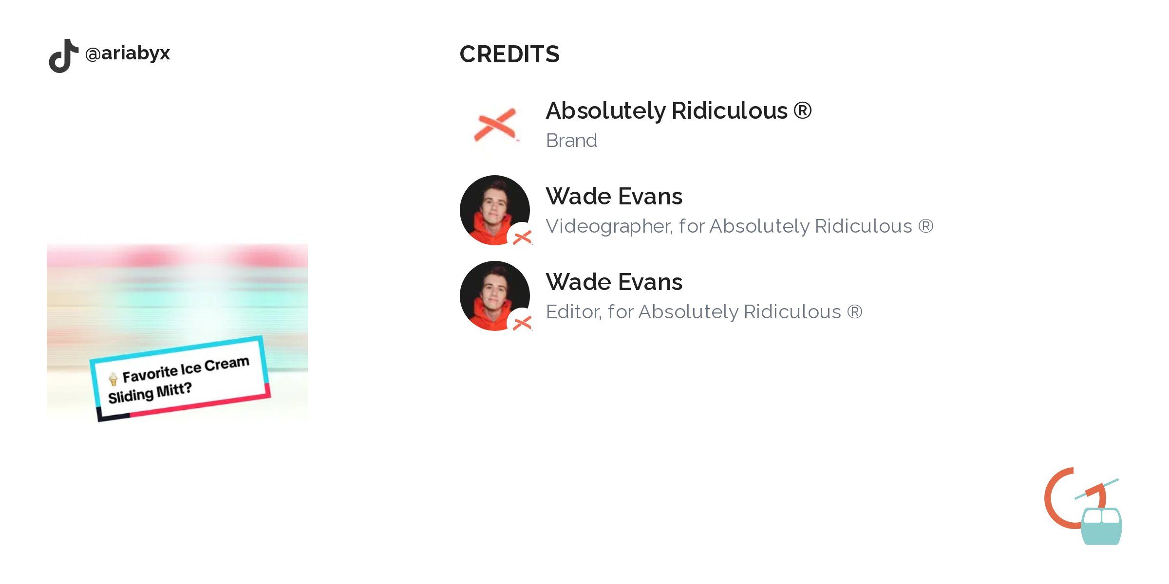 @ariabyx via TikTok | Gondola