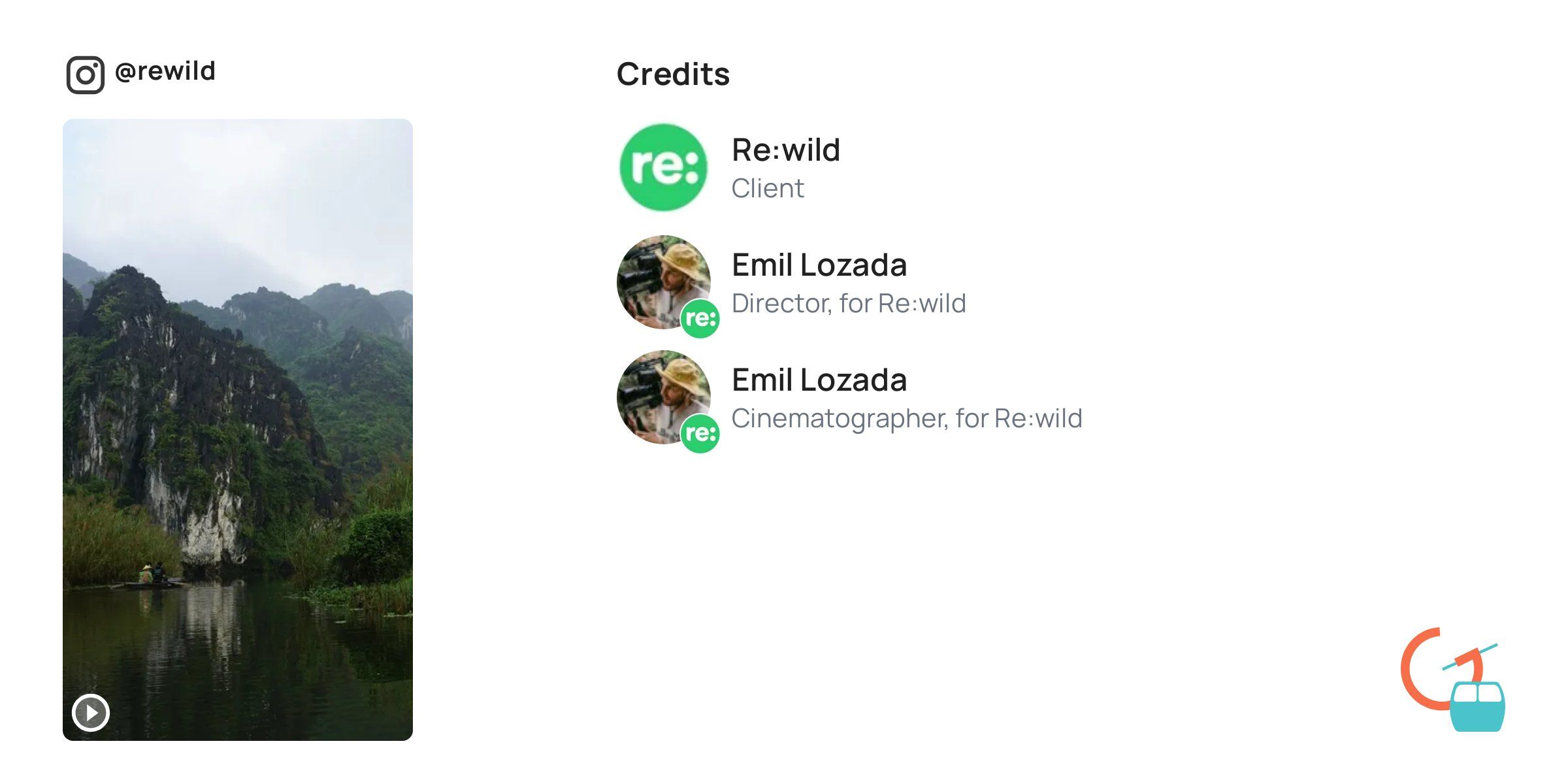 @rewild via Instagram | Gondola