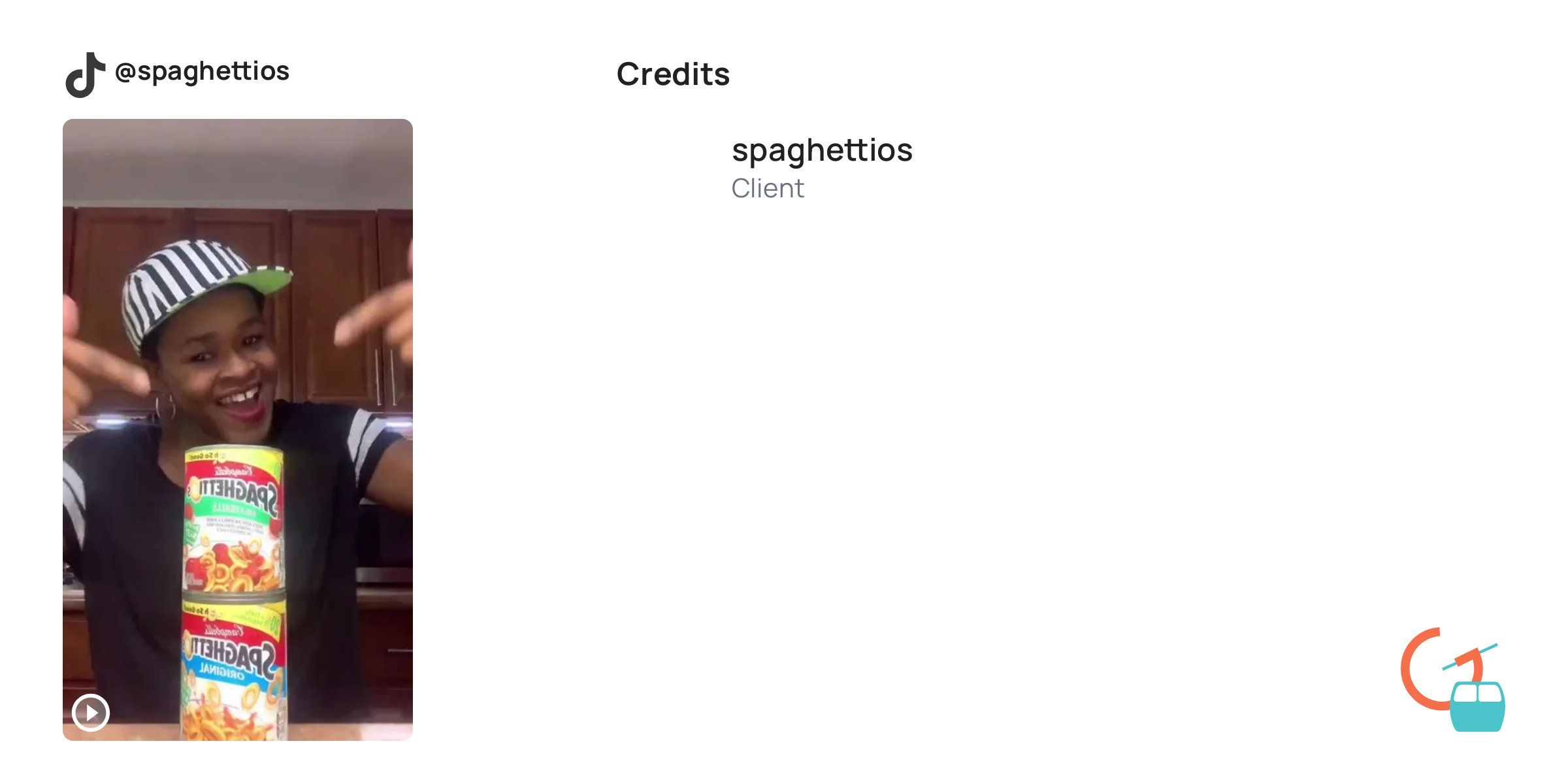 @spaghettios via TikTok | Gondola