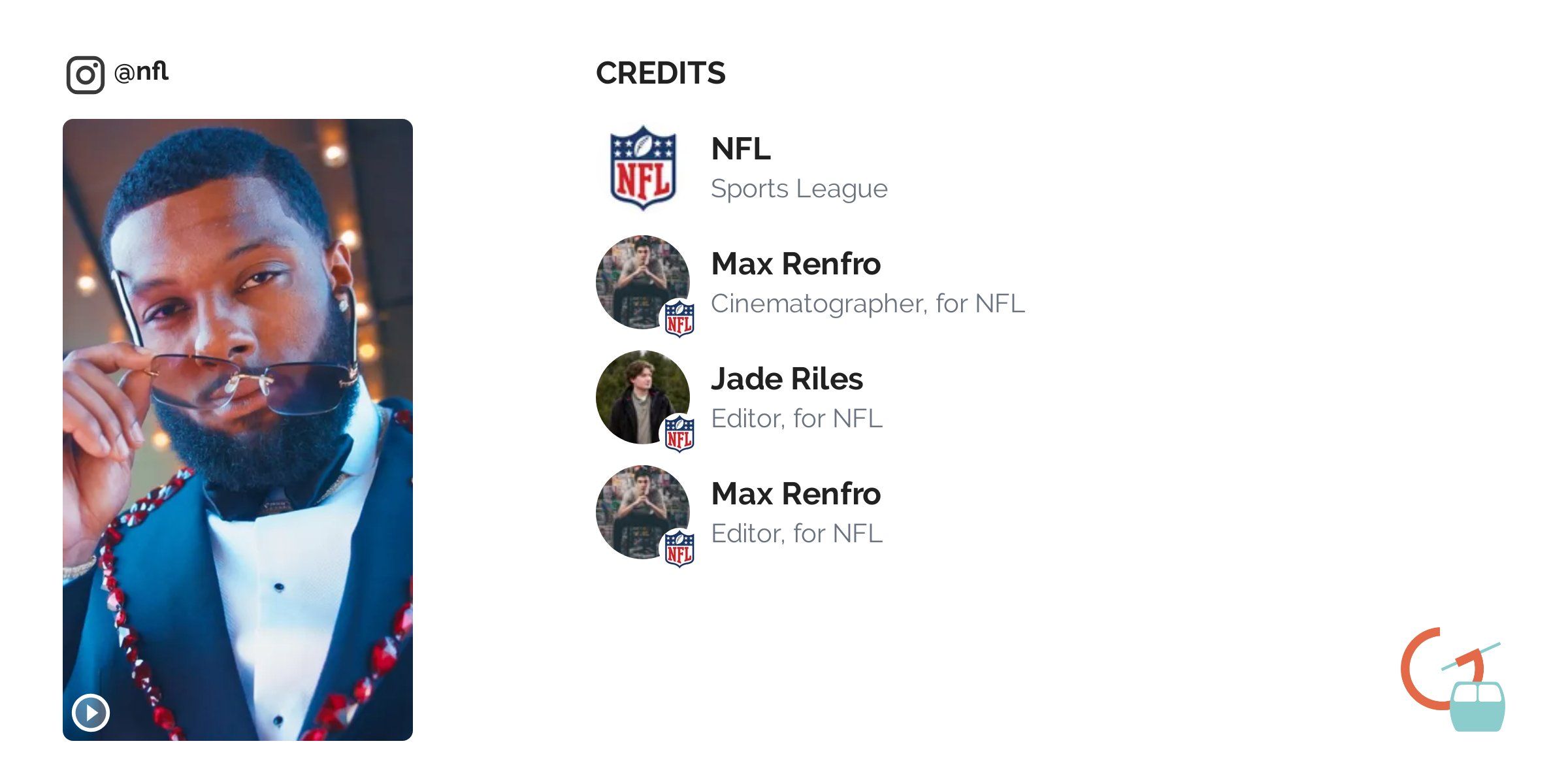 @nfl via Instagram | Gondola