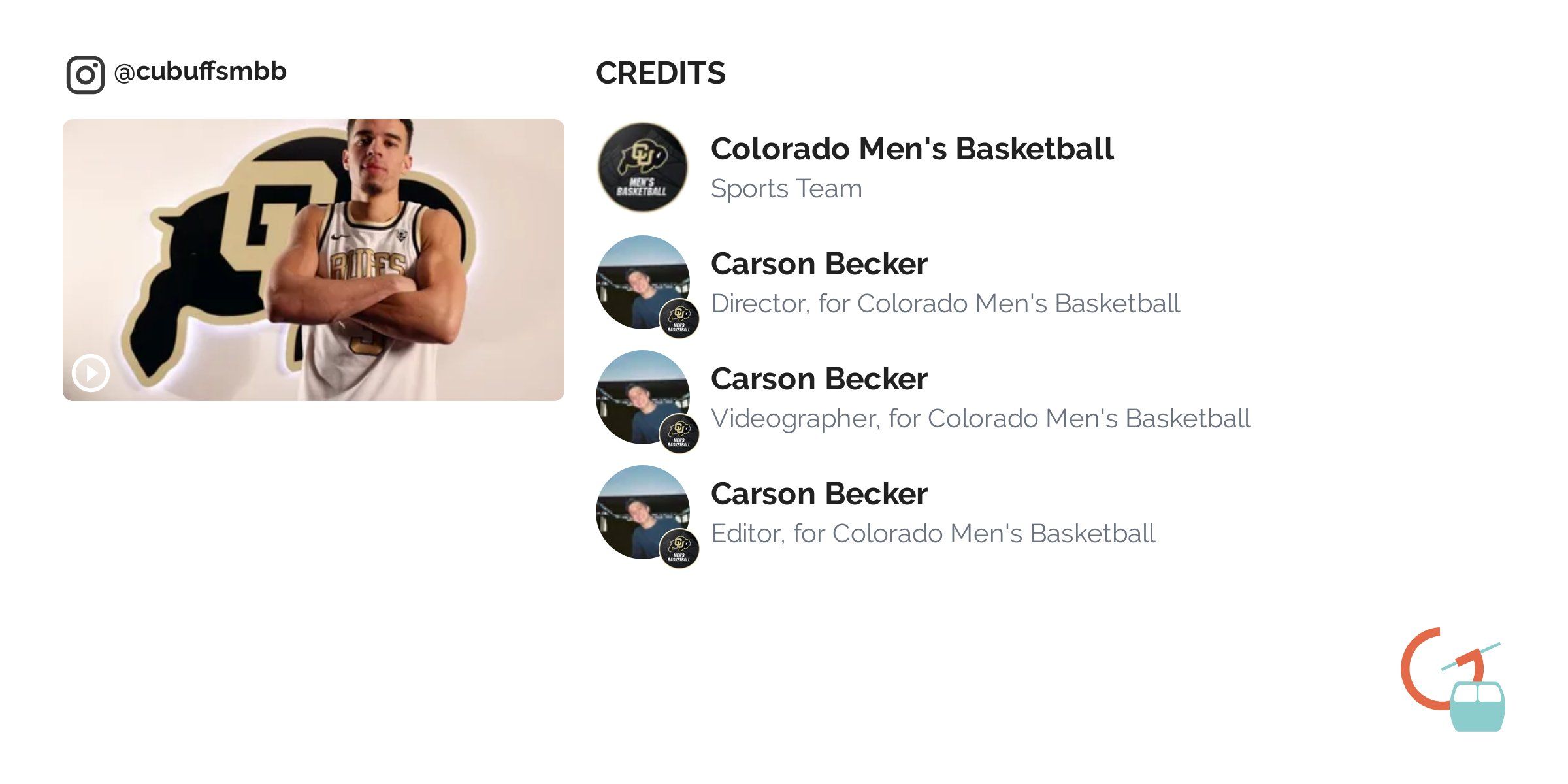 @cubuffsmbb via Instagram | Gondola