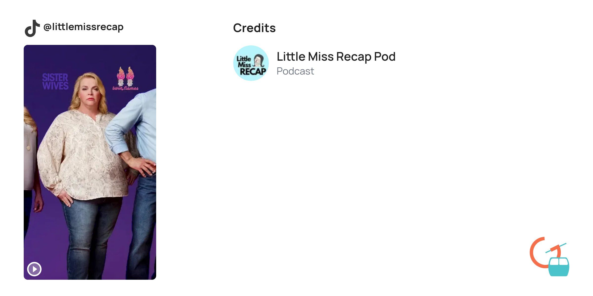 @littlemissrecap via TikTok | Gondola