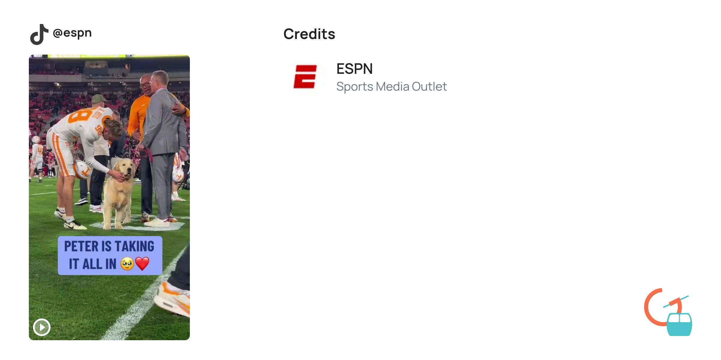 @espn via TikTok | Gondola