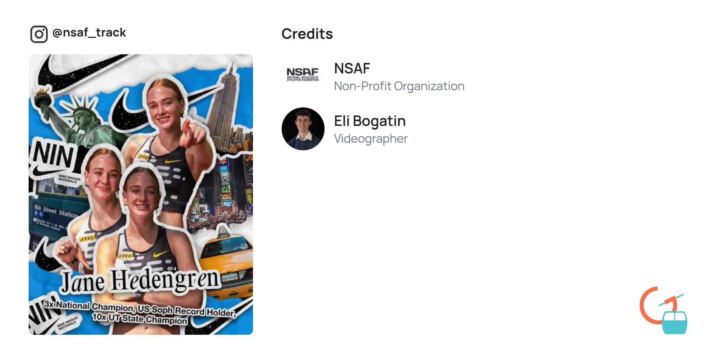 @nsaf_track via Instagram | Gondola