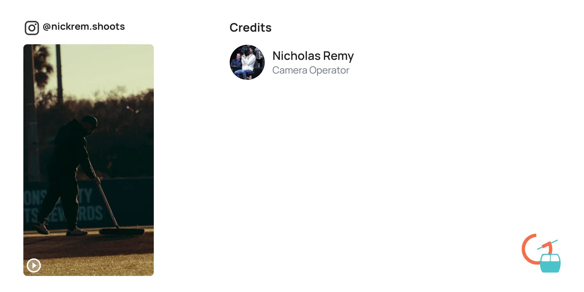 @nickrem.shoots via Instagram | Gondola