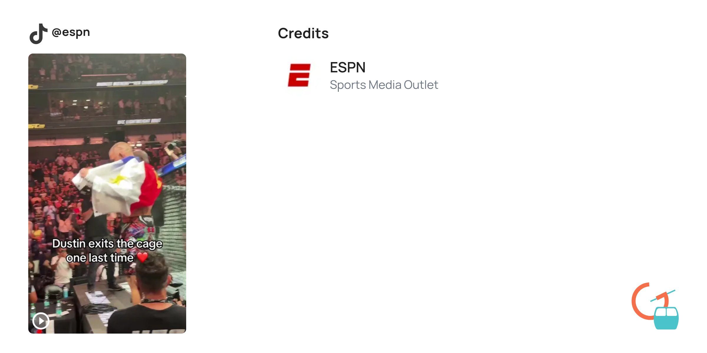 @espn via TikTok | Gondola
