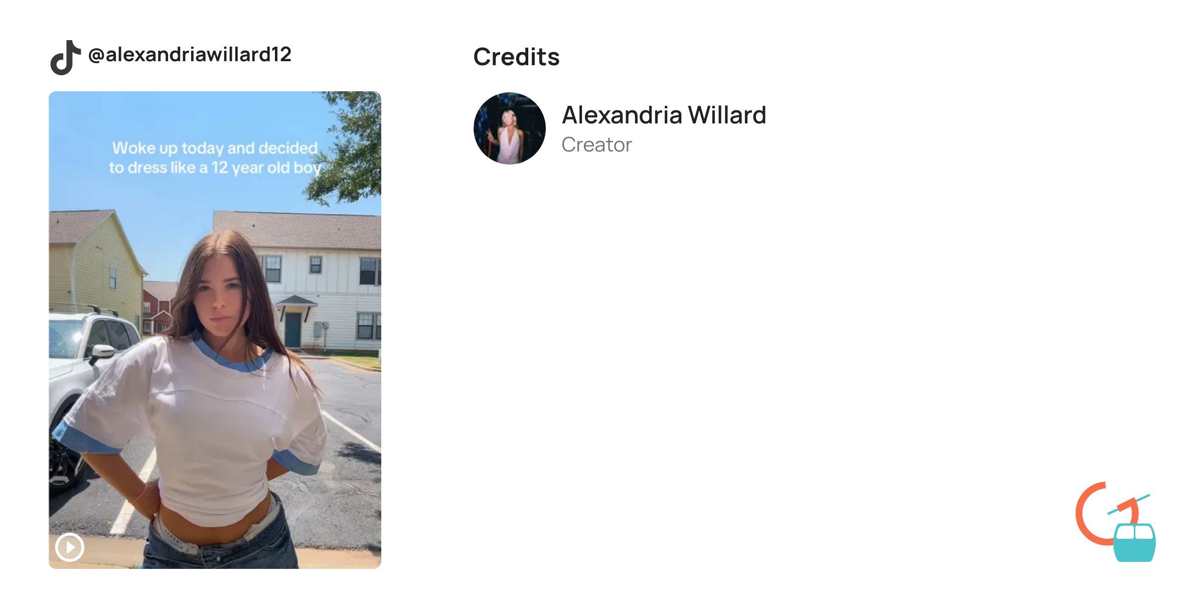 @alexandriawillard12 via TikTok | Gondola
