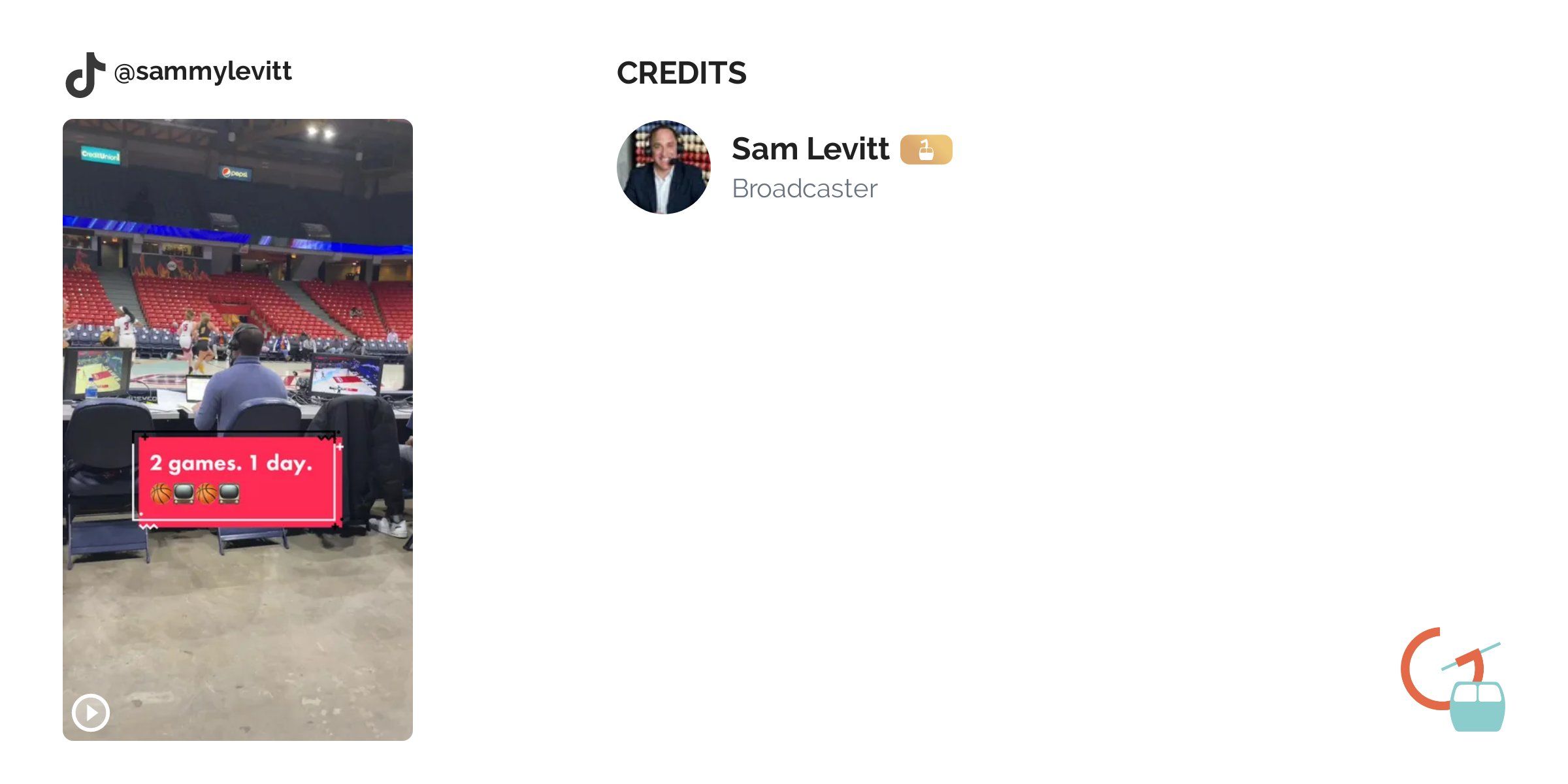 @sammylevitt via TikTok | Gondola