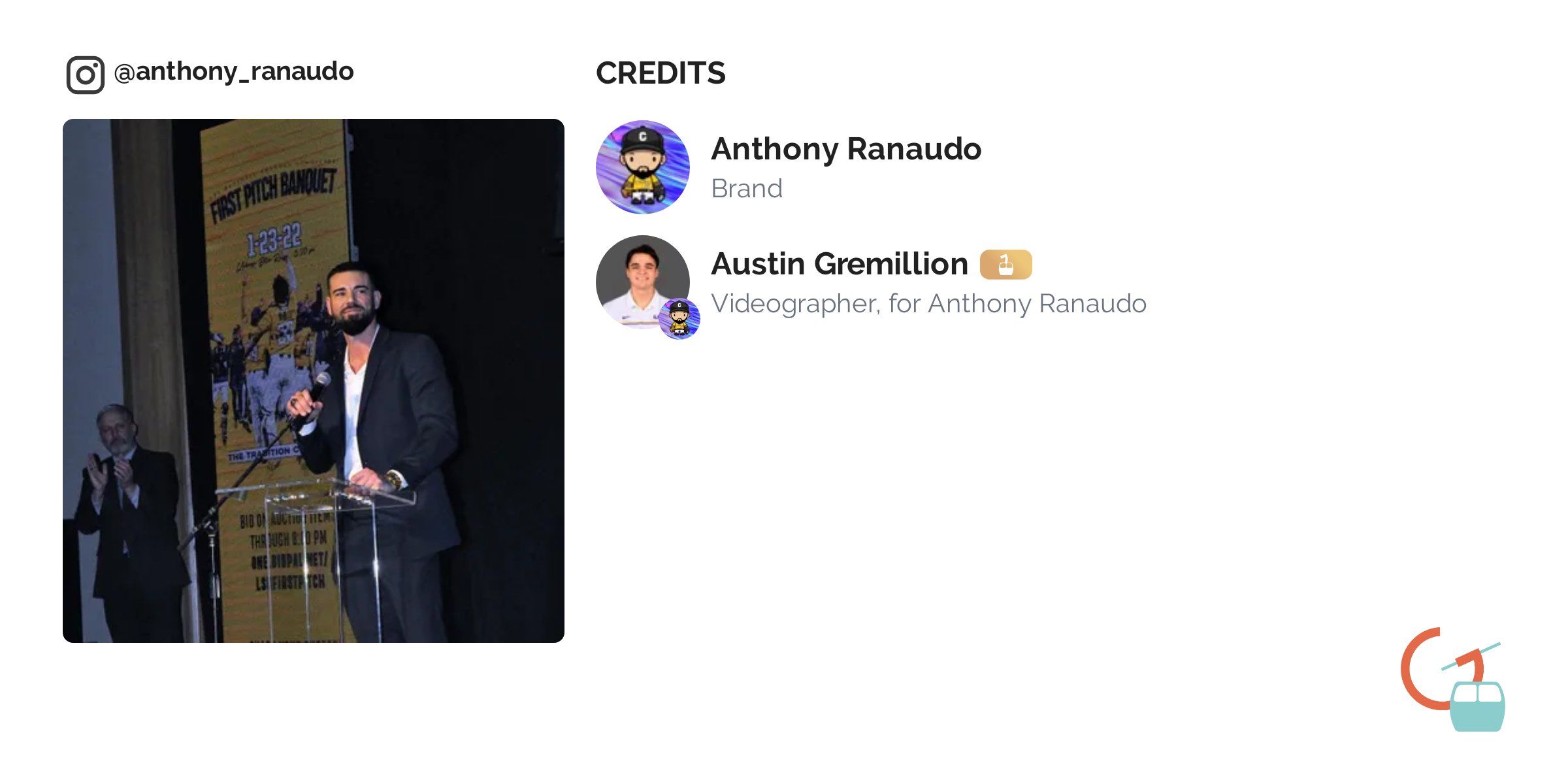 @anthony_ranaudo via Instagram | Gondola