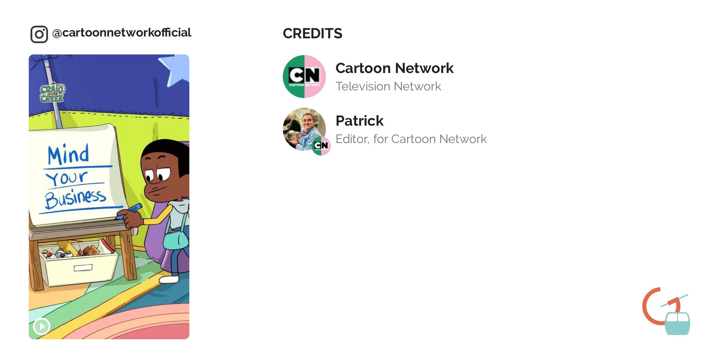 @cartoonnetworkofficial via Instagram | Gondola