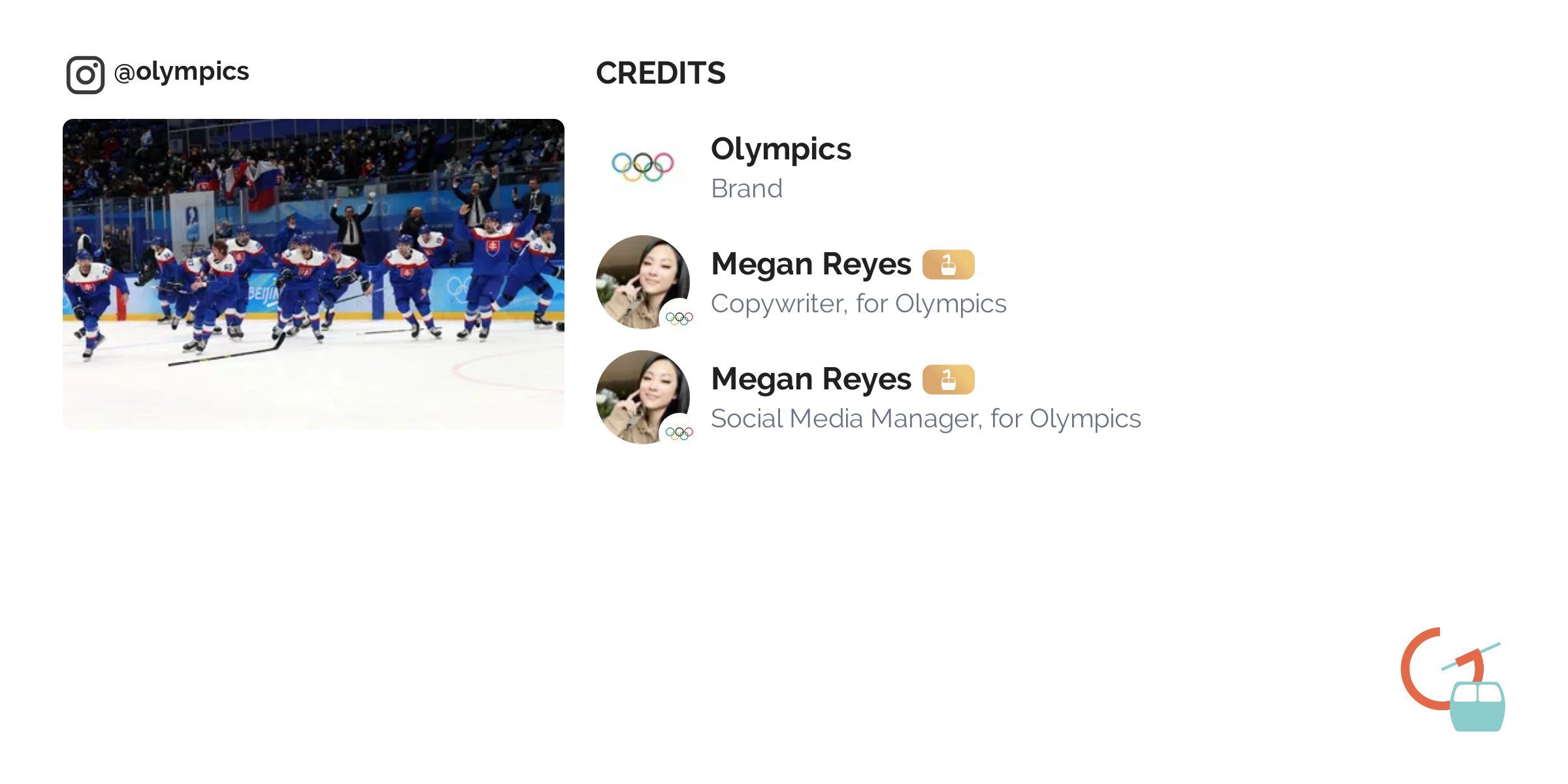 @olympics via Instagram | Gondola