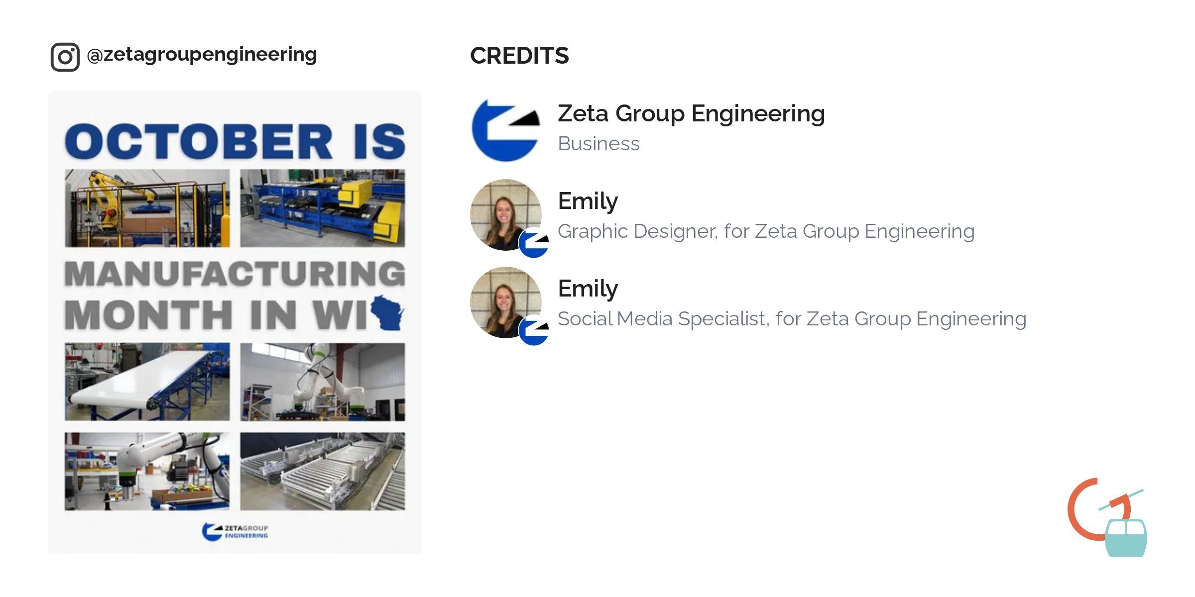 @zetagroupengineering via Instagram | Gondola