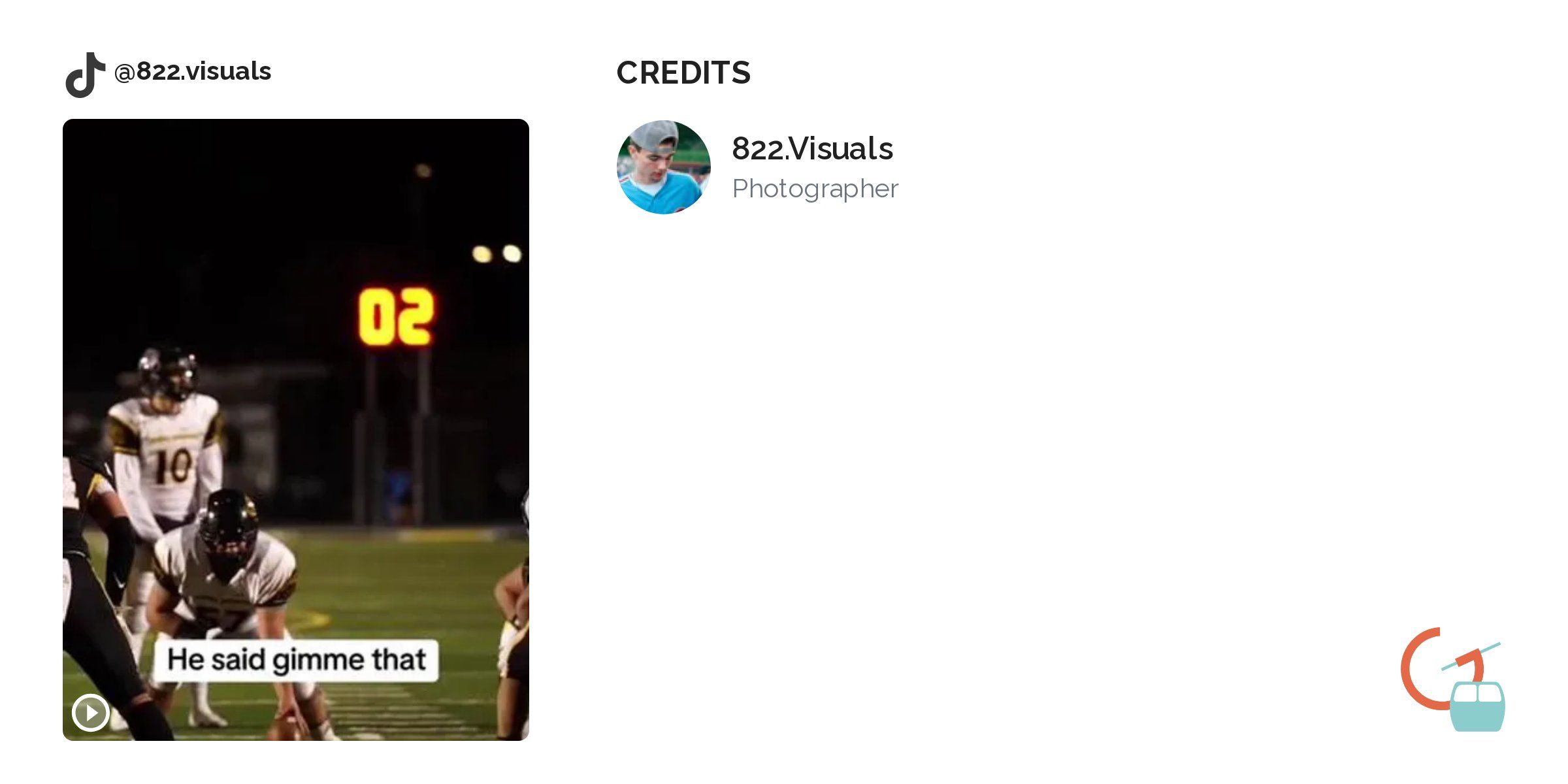 @822.visuals via TikTok | Gondola